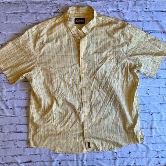 Cabela's | Shirts | Cabelas 3xlt Plaid Button Down Shirt Mens Plaid ...